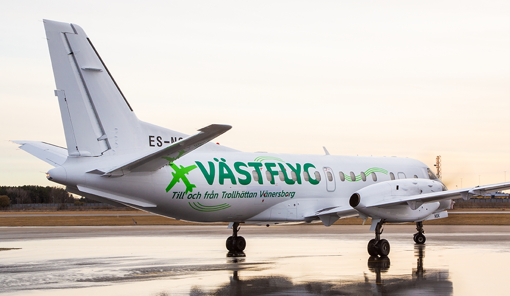 Nu startar Västflyg flyglinjen Visby – Bromma - Flygtorget