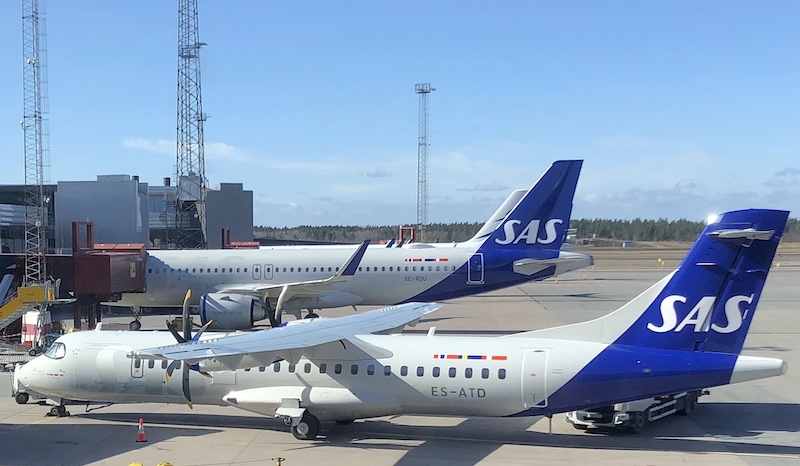 SAS upp 389 procent på Visby - Flygtorget